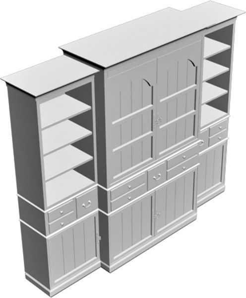 3d model cabinet
