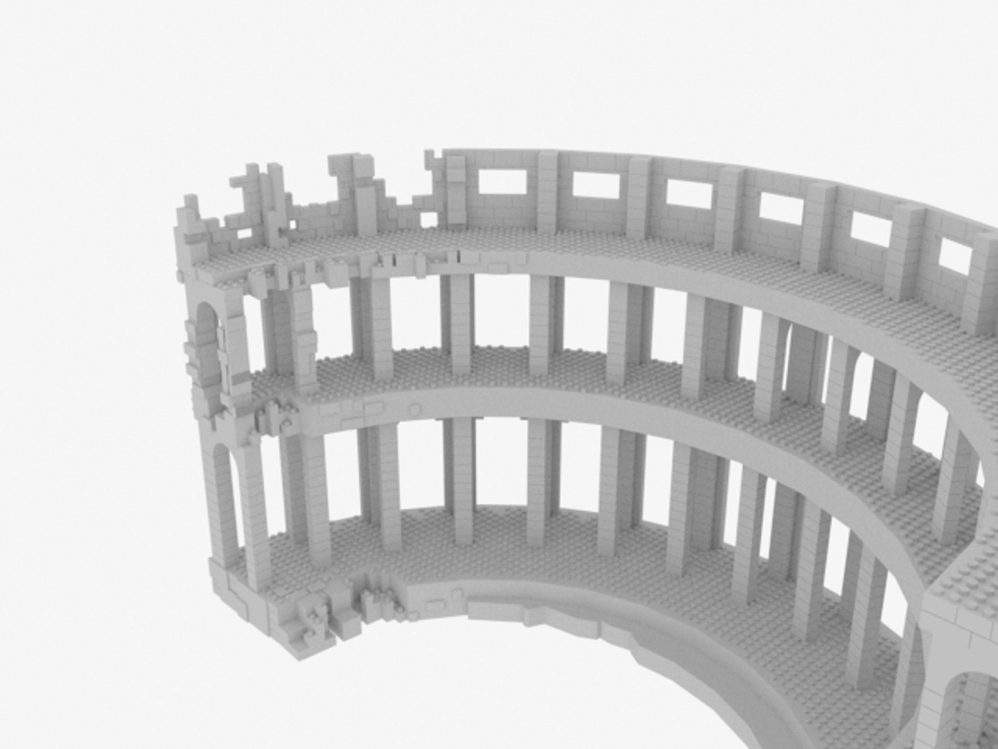 Building Colosseum 3d Max