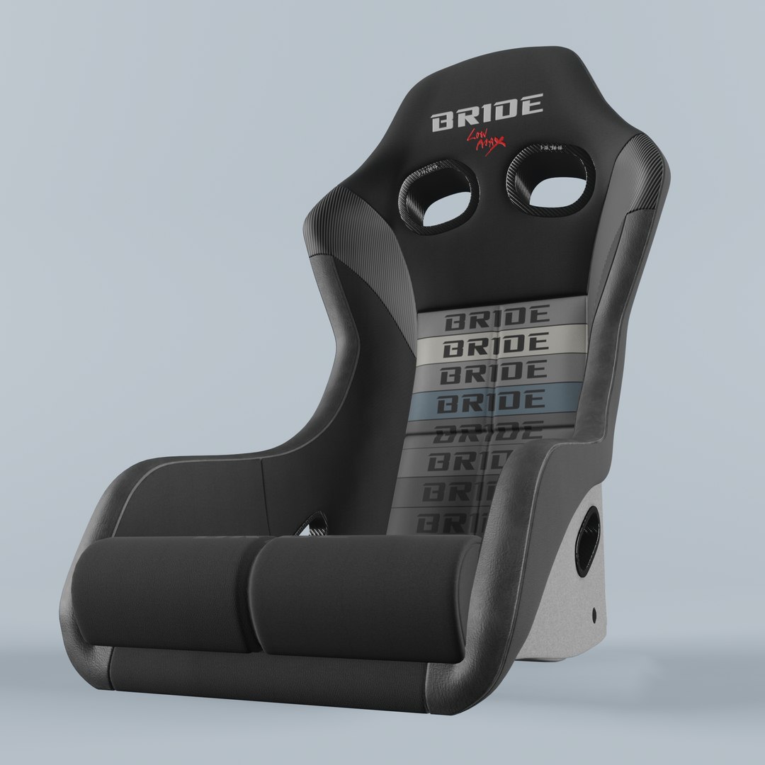 3D Model BRIDE ZETA IV Gradation Logo Seat - TurboSquid 1789649
