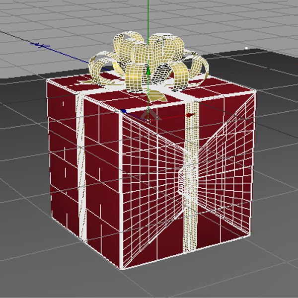 gift box present 3d model