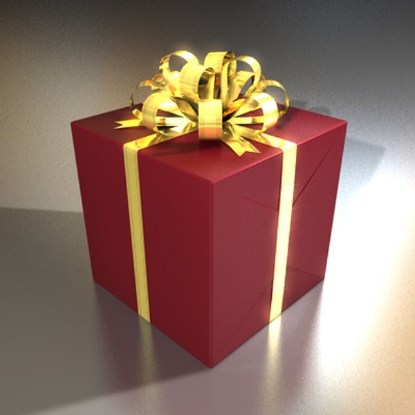 gift box present 3d model