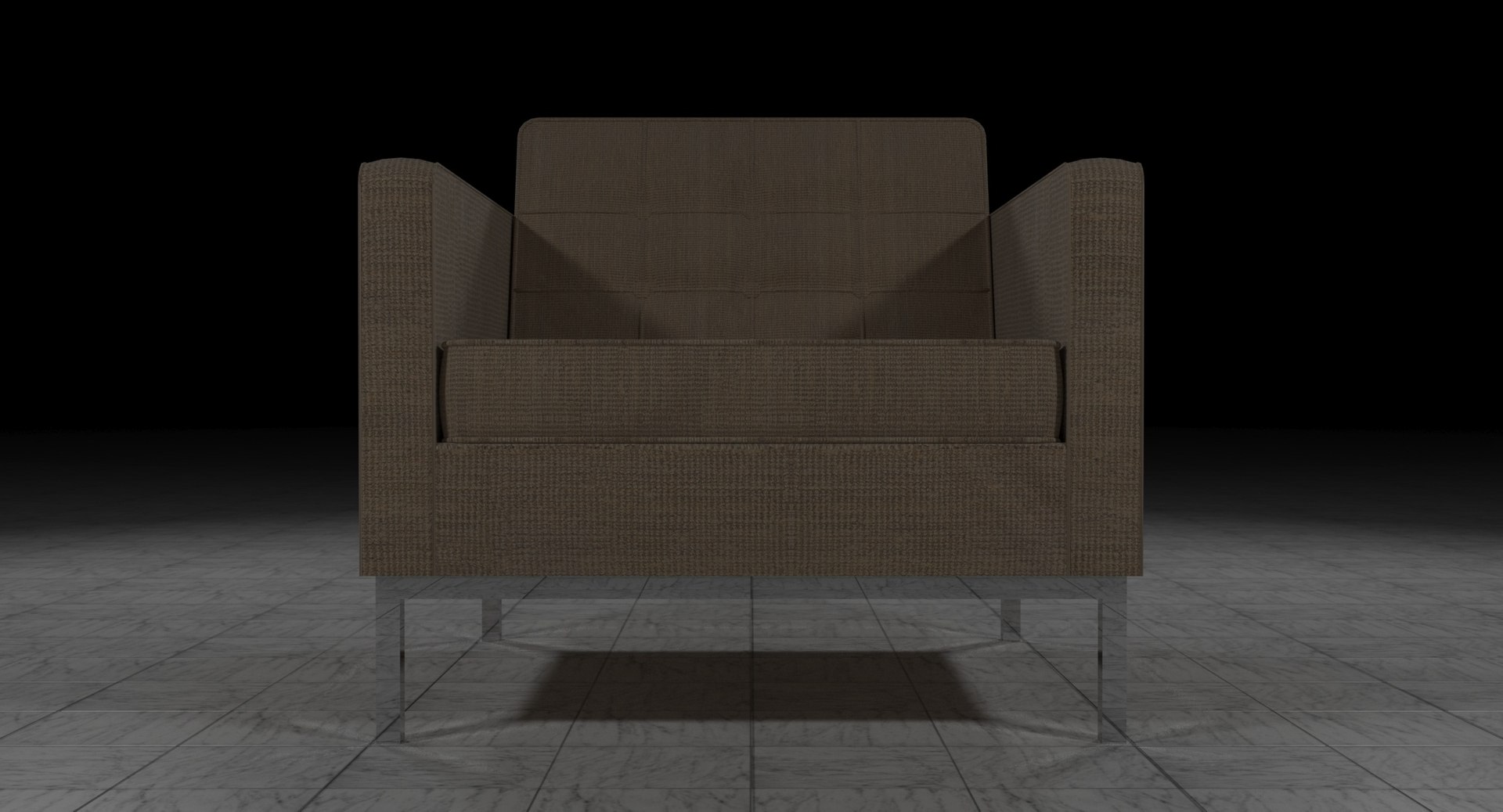 3D Knoll Florence Sandy Fabric Chair - TurboSquid 1978497