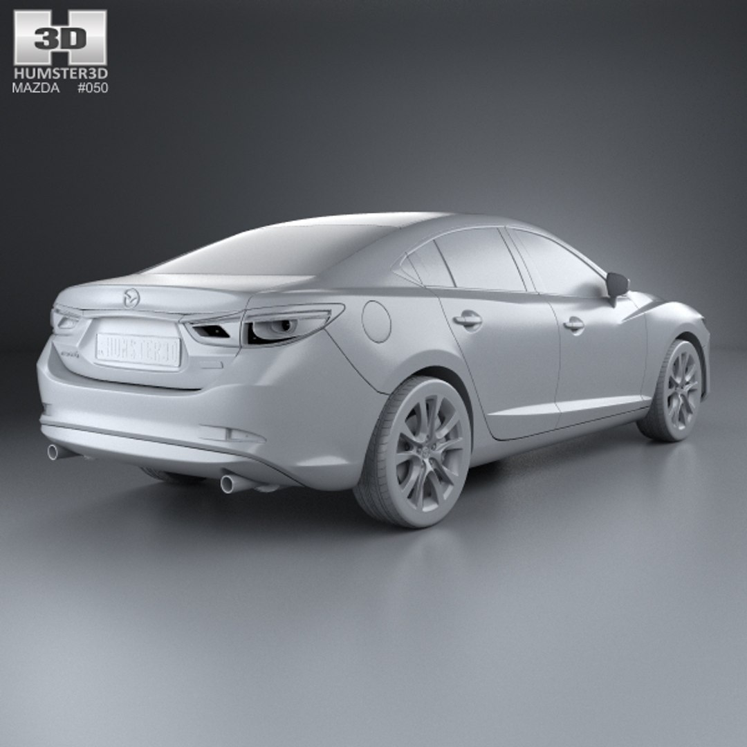 3D mazda 6 gj model - TurboSquid 1230930