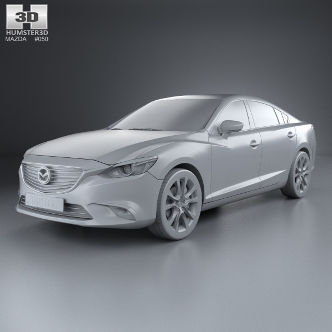 3D mazda 6 gj model - TurboSquid 1230930