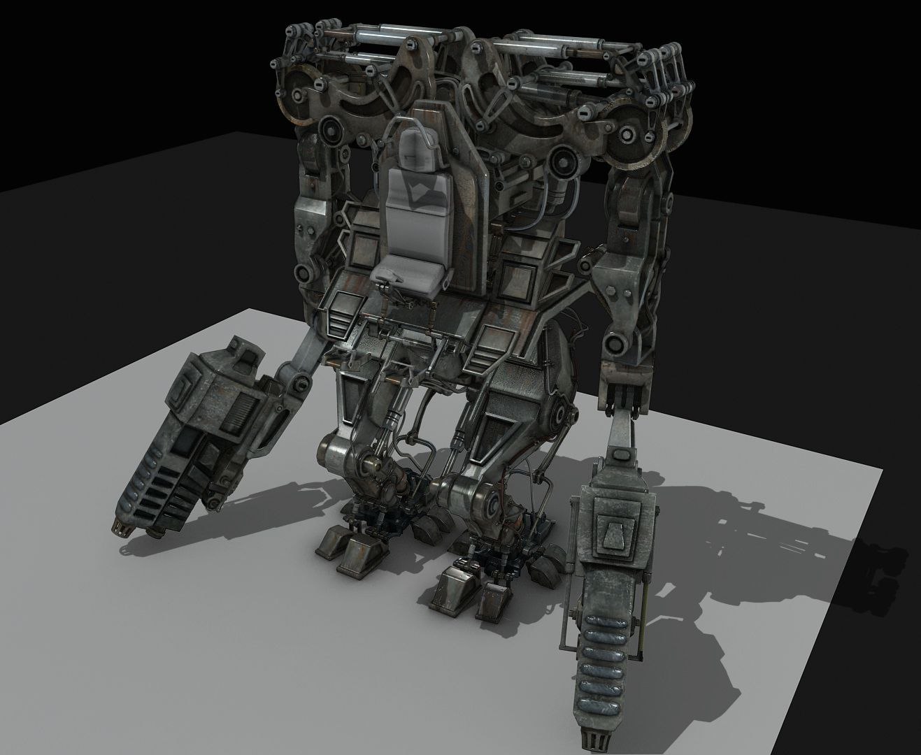 3d model rigged apu matrix