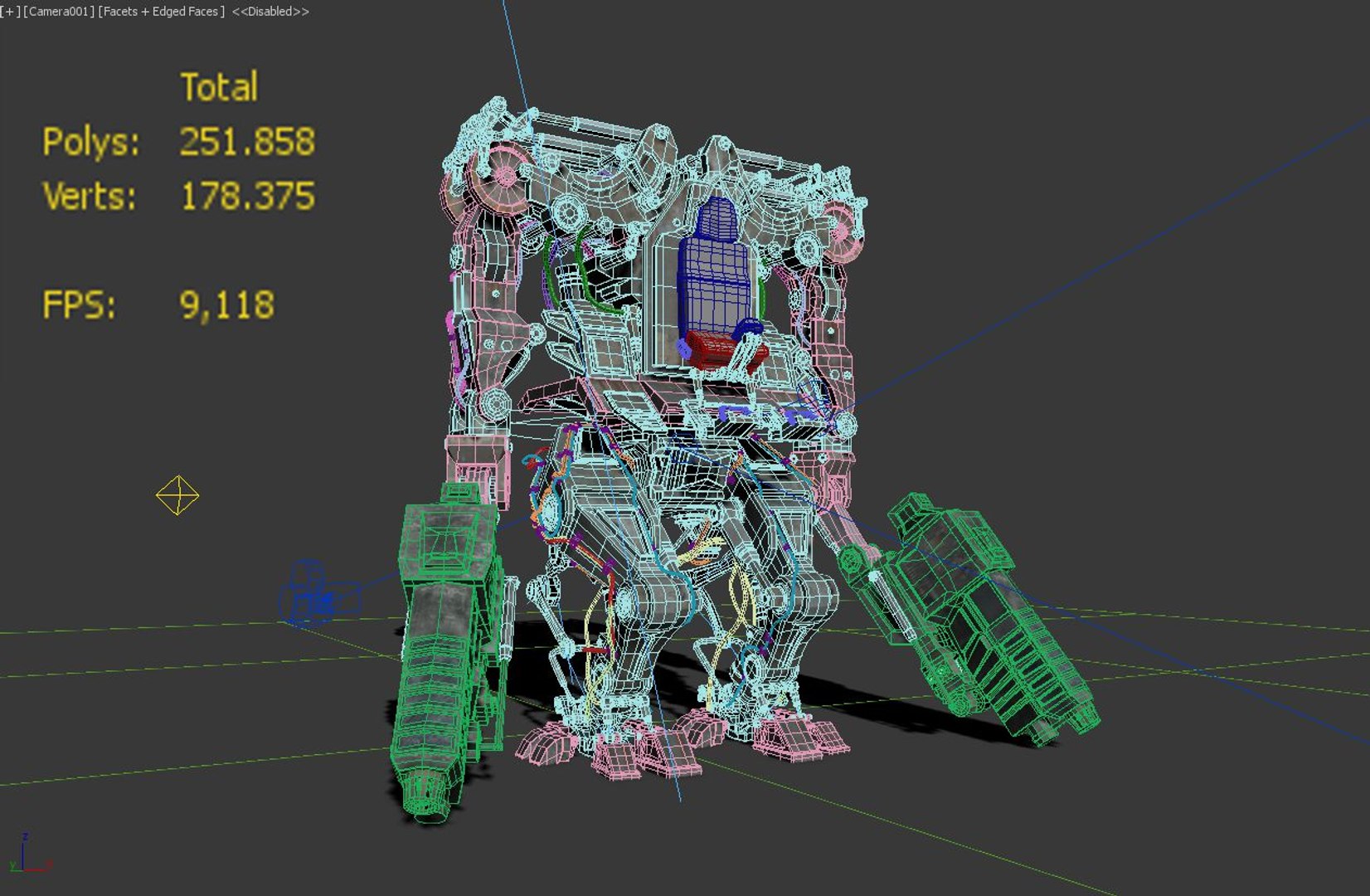 3d model rigged apu matrix