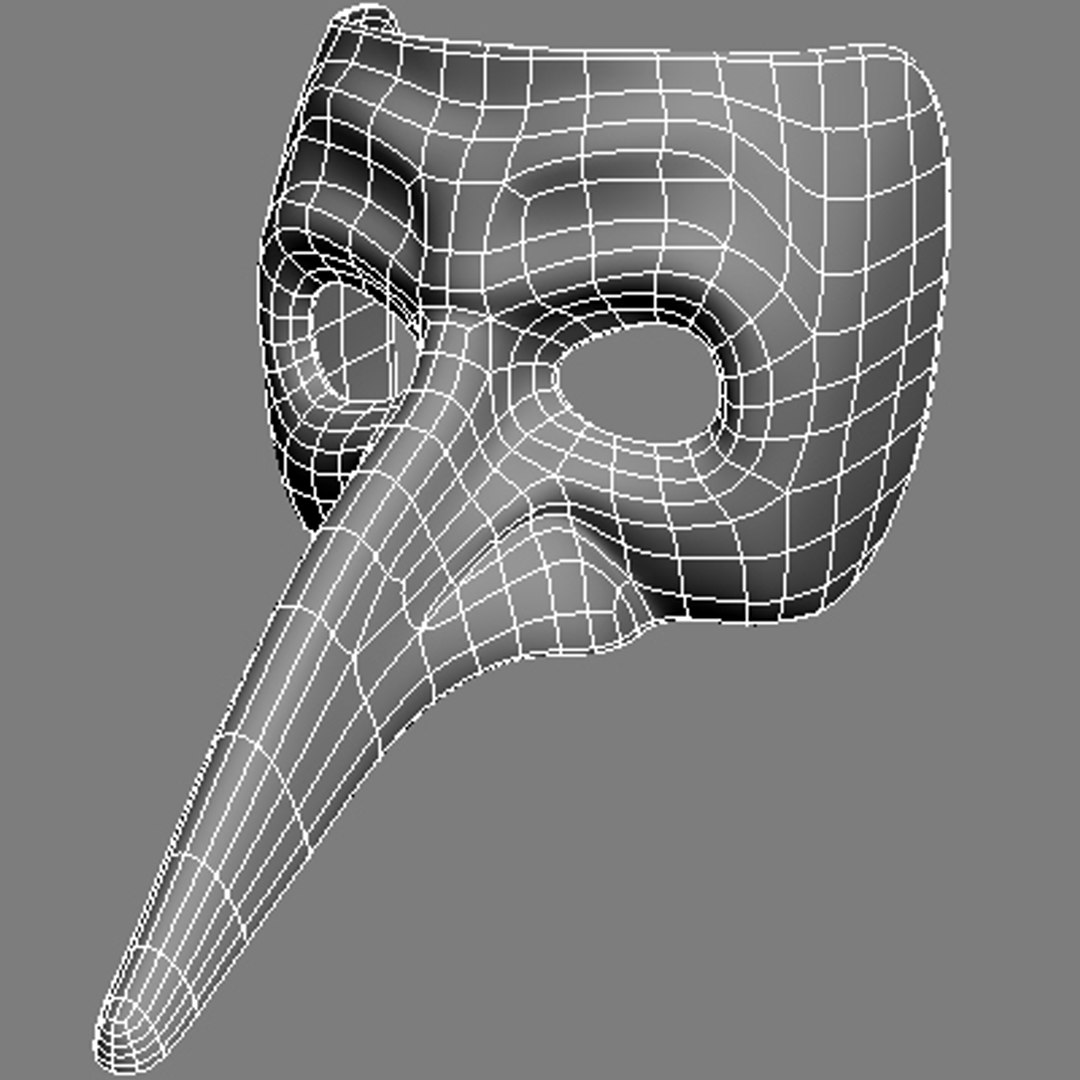 3d model venetian mask
