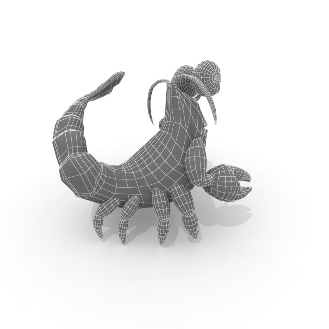 Animation Lobsters 3d Model