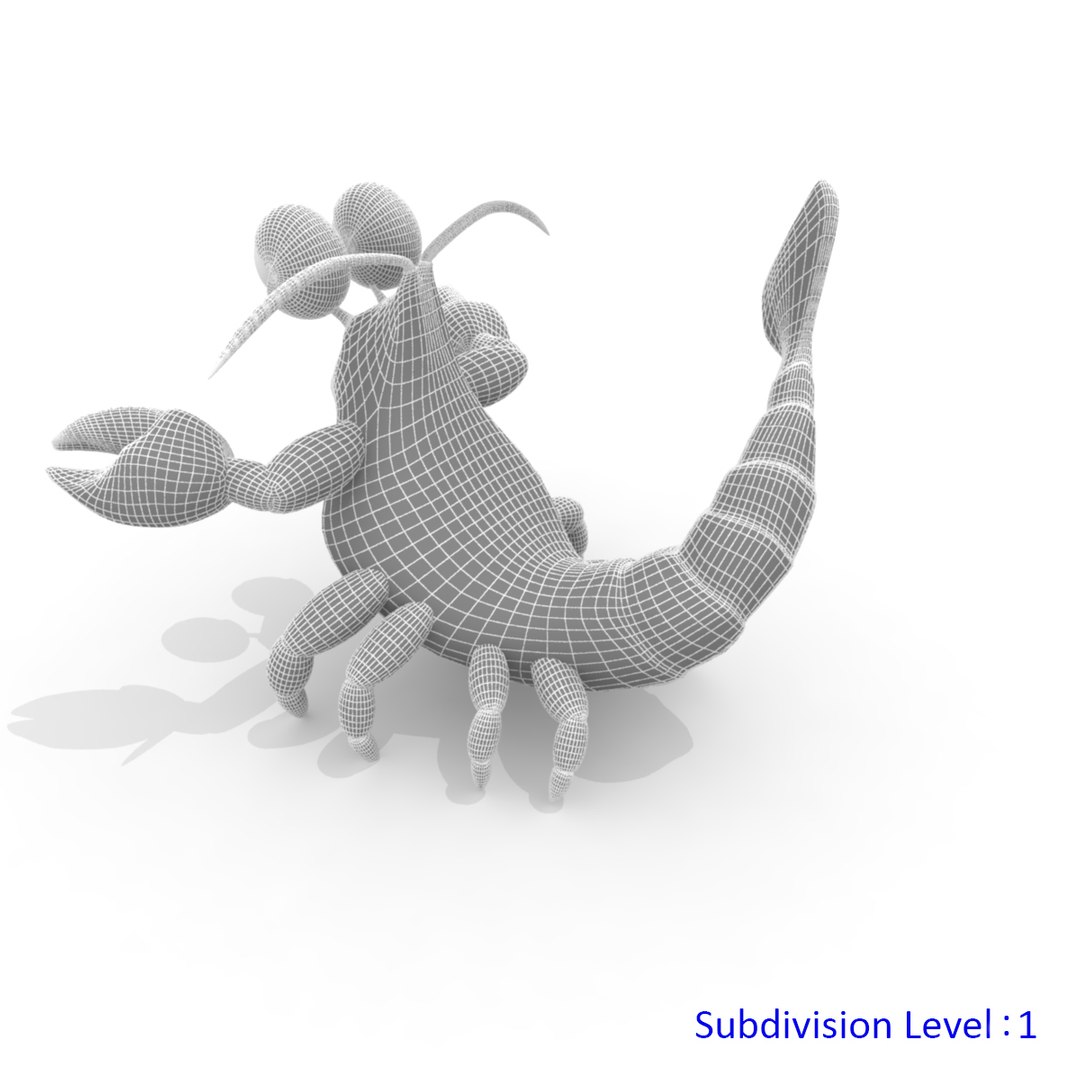Animation Lobsters 3d Model