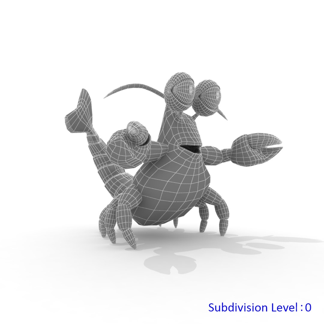 Animation Lobsters 3d Model