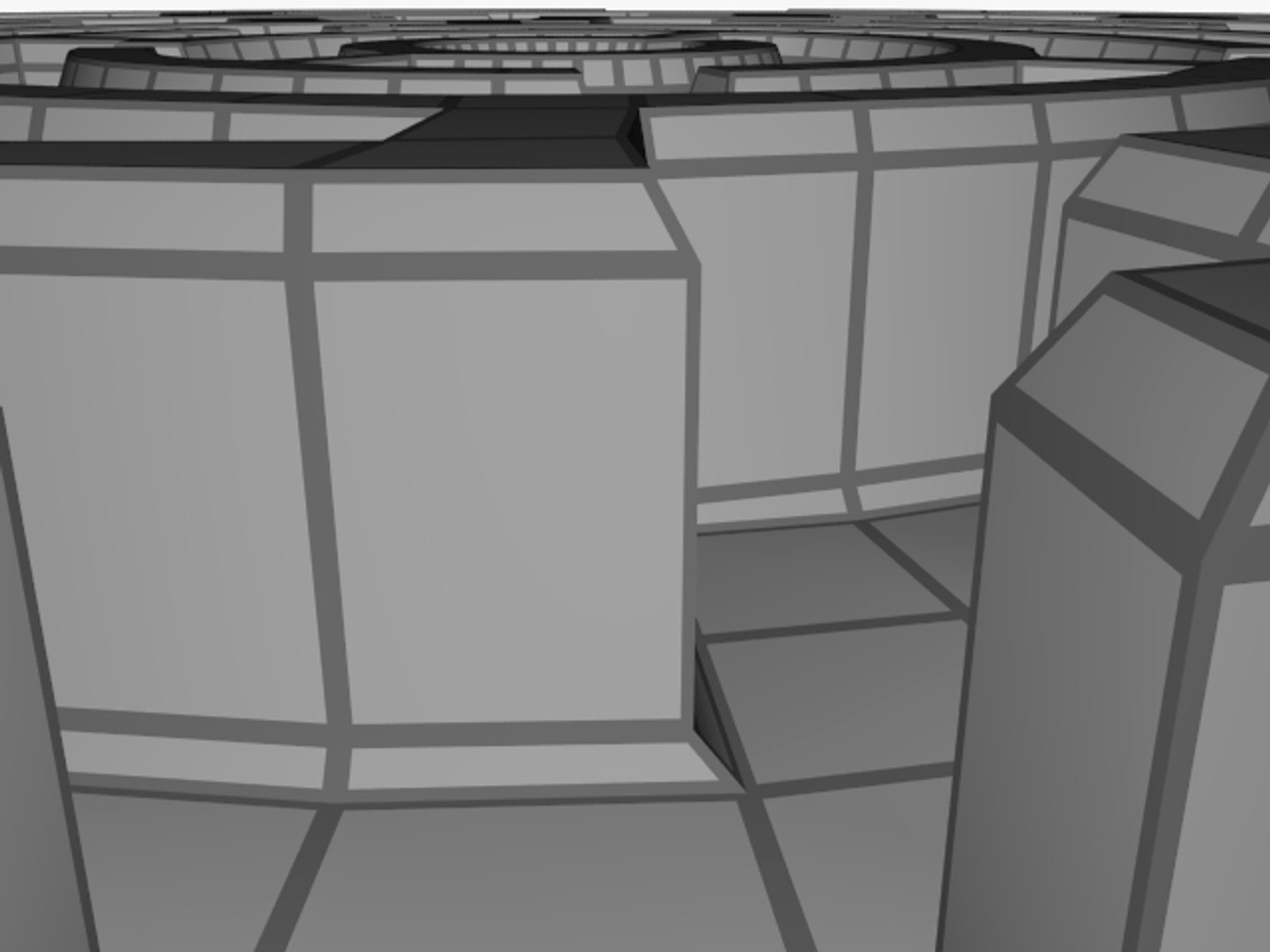 3d Model Circle Labyrinth