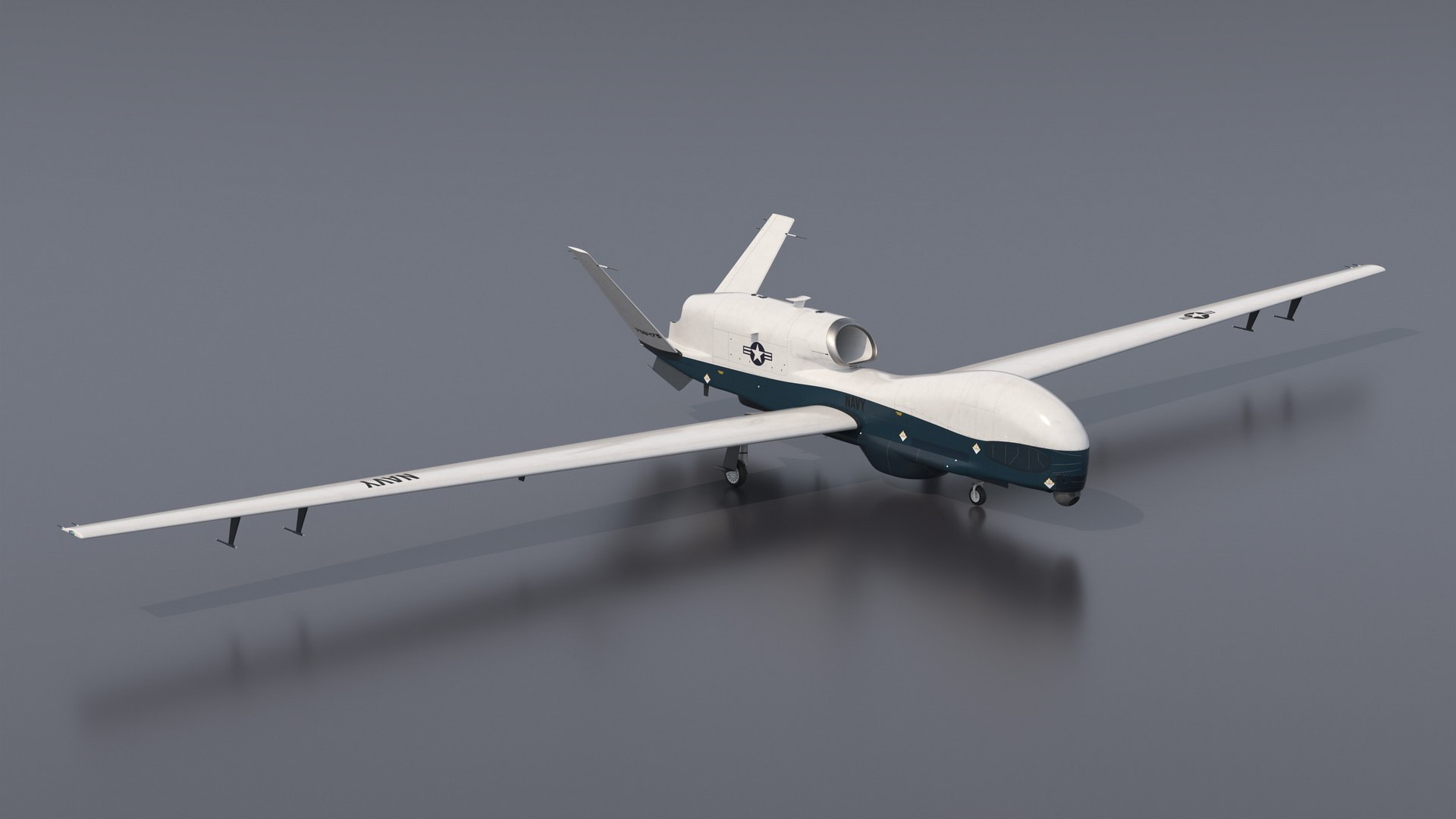 Northrop Grumman MQ-4C Triton Rigged 3D Model - TurboSquid 2311837