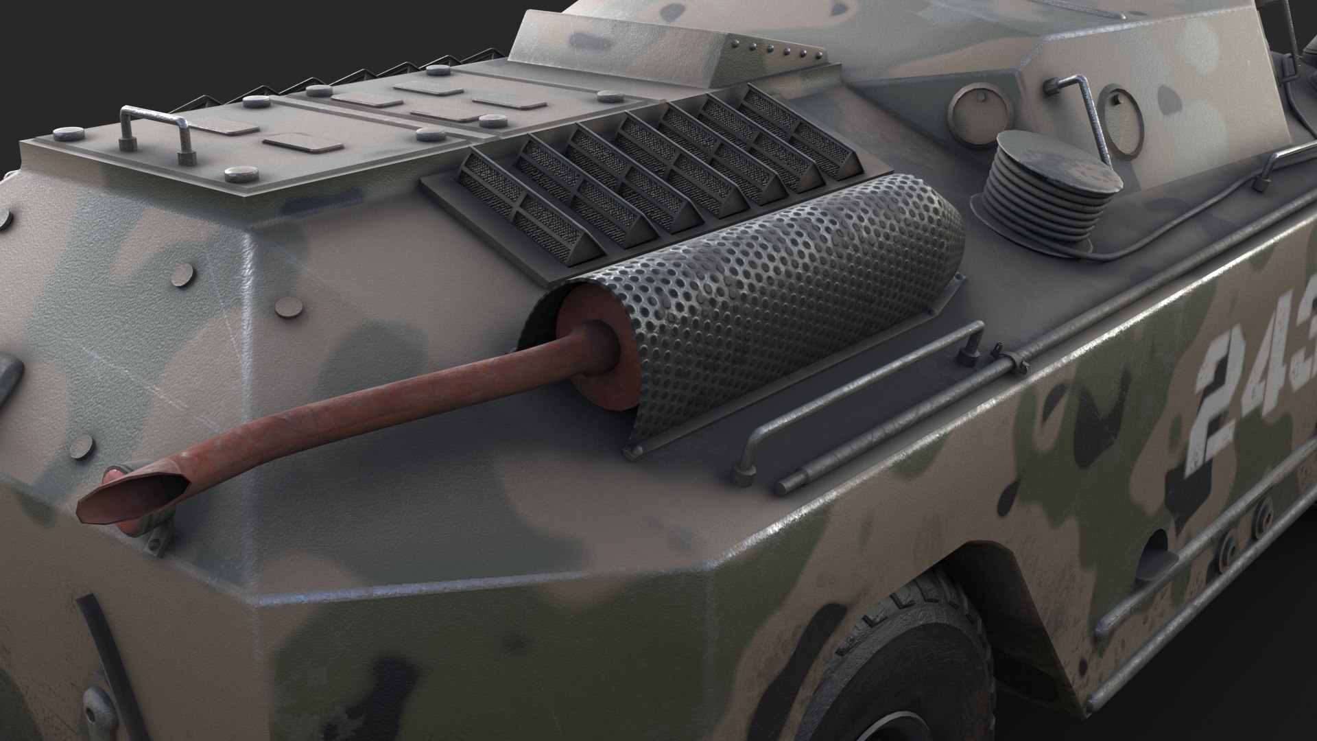 FUG OT 65 Camouflage Vray 3D Model - TurboSquid 1860283