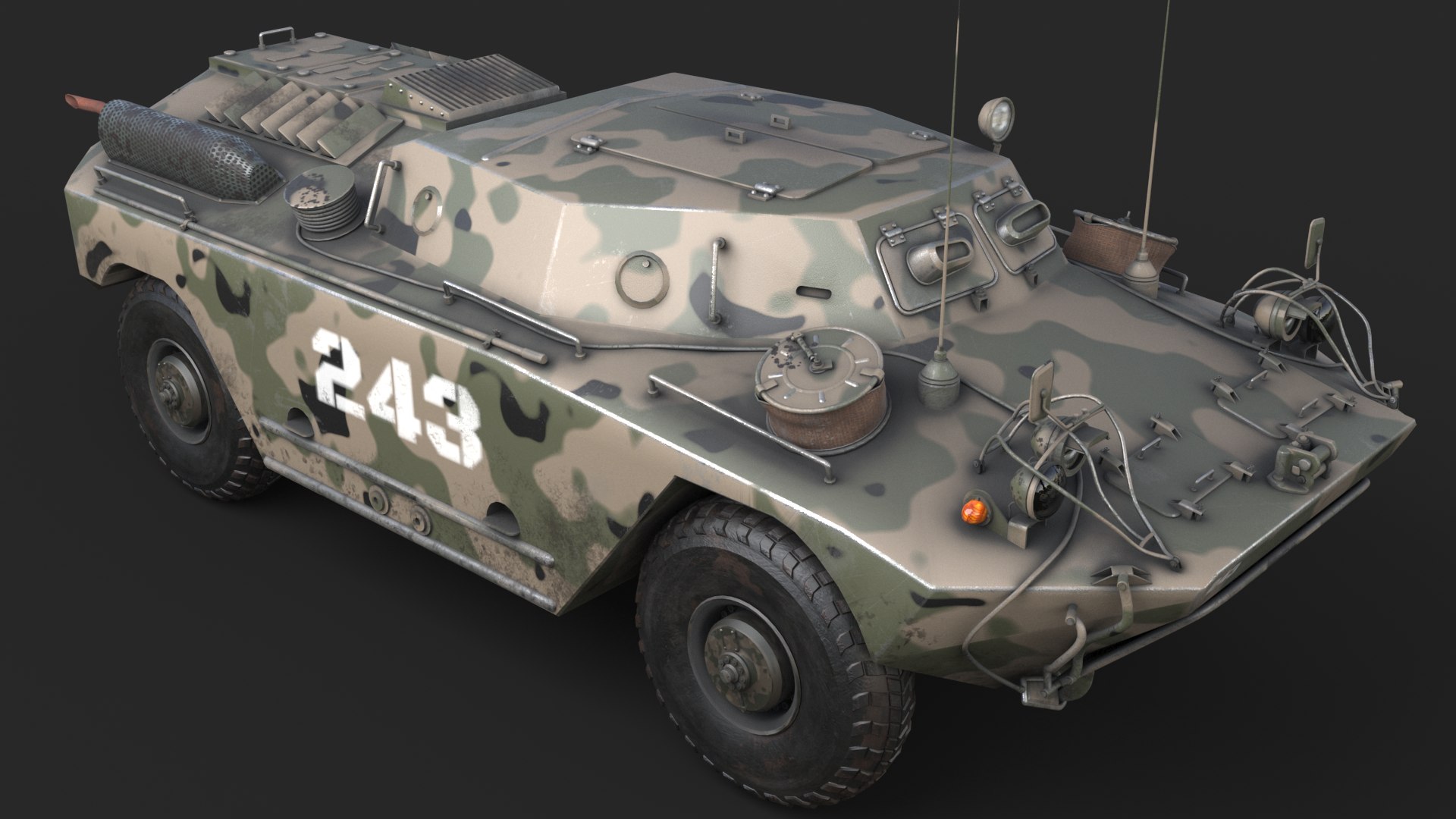 FUG OT 65 Camouflage Vray 3D Model - TurboSquid 1860283