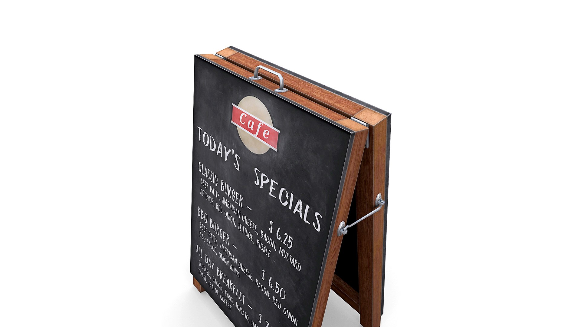 3D Cafe Signs Model - TurboSquid 1244787