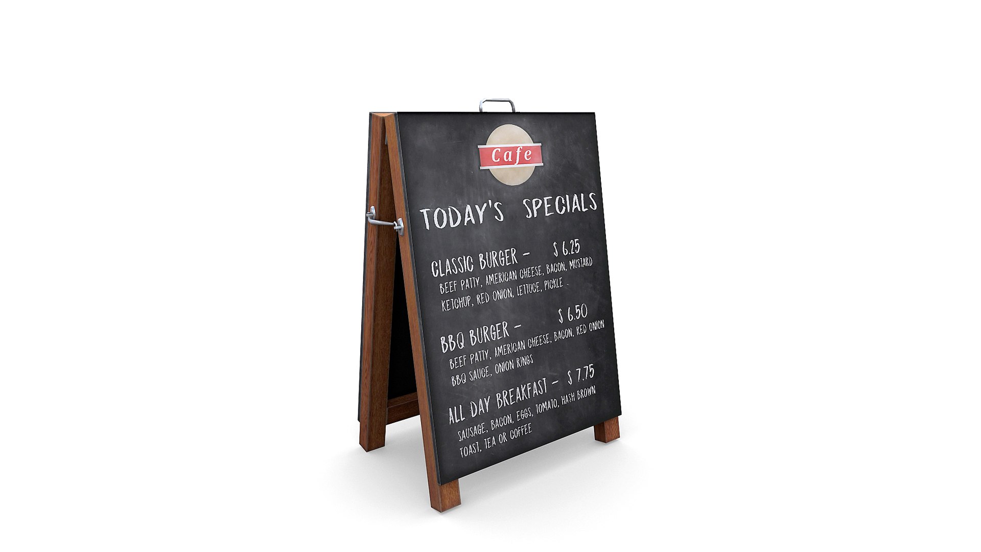 3D Cafe Signs Model - TurboSquid 1244787