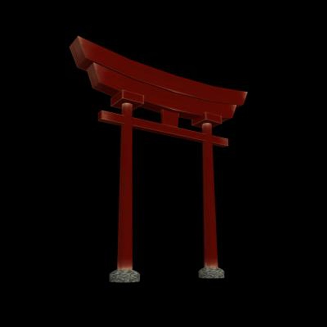 3d Model Japanese Torii