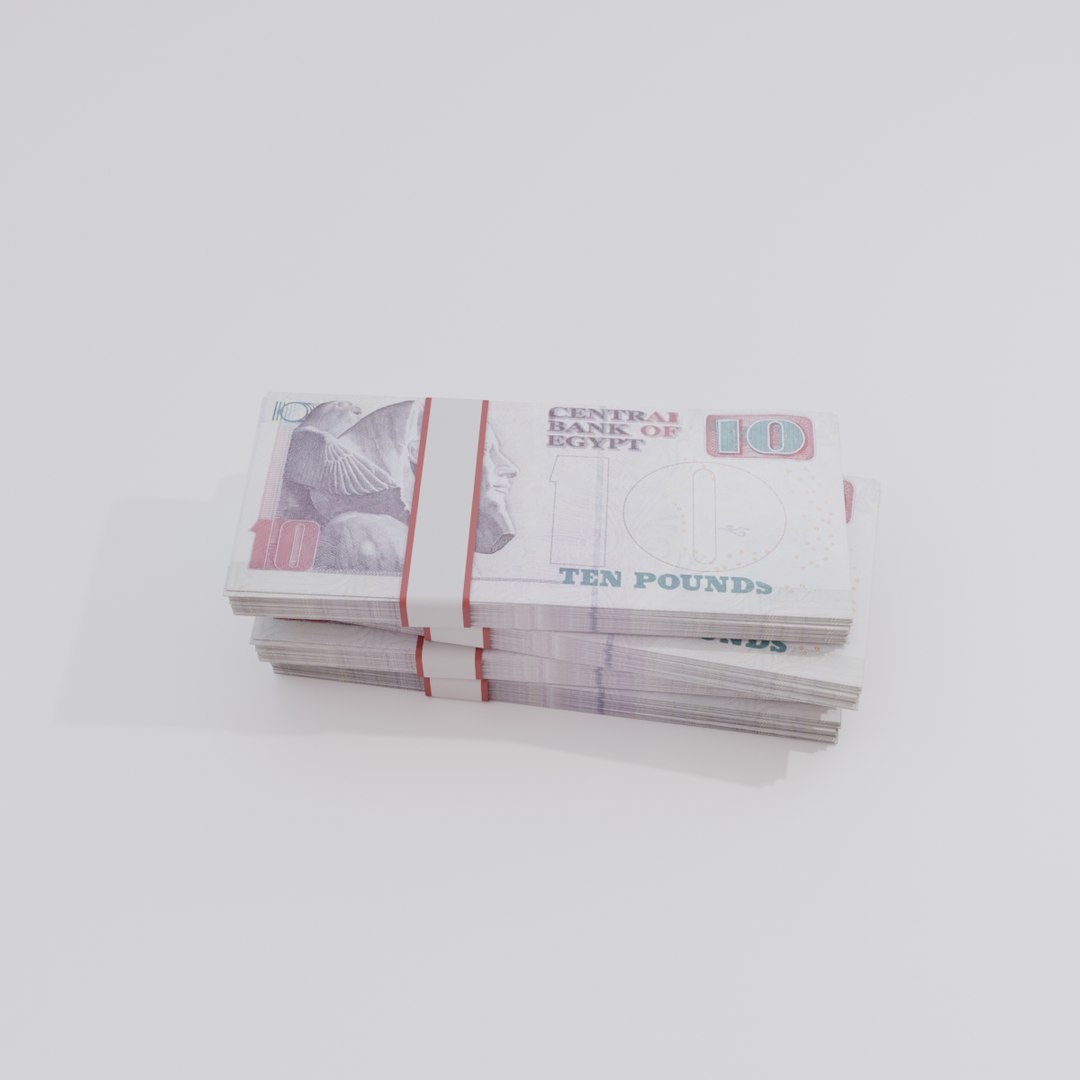 10 Egyptian Pound Currency 3D Model - TurboSquid 2415980