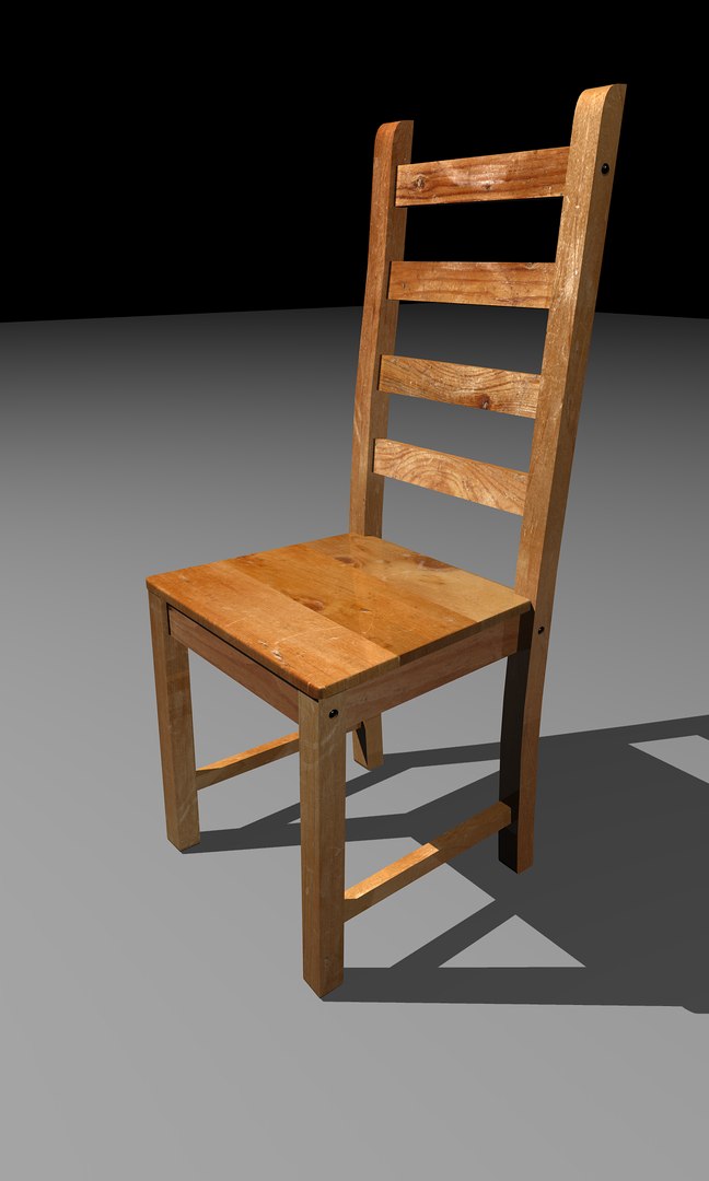 Wooden Chair 3d Max
