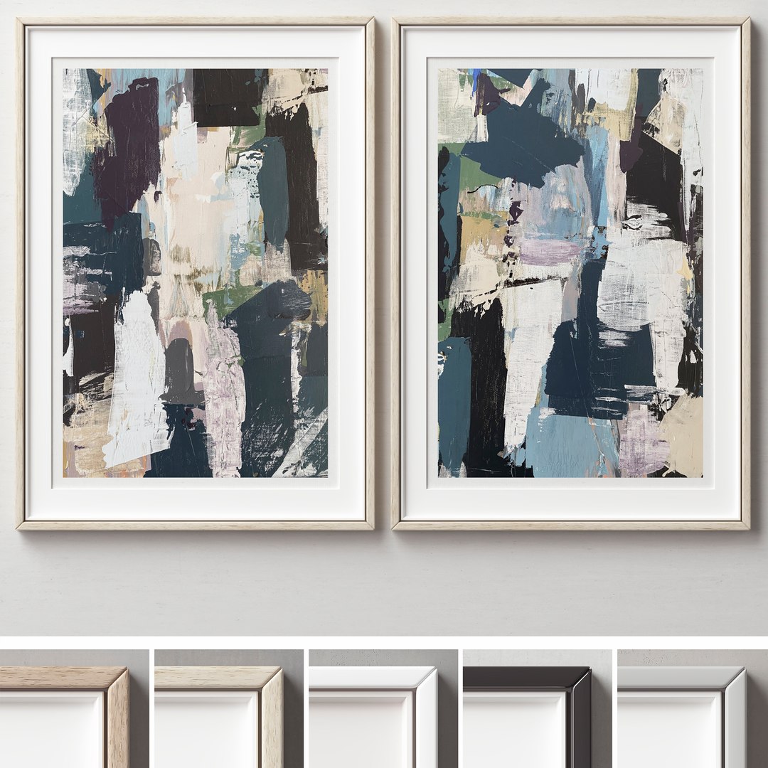 3D Picture Frames Set-352 - TurboSquid 1940031