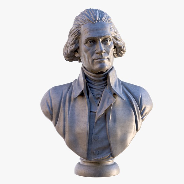 Thomas jefferson bust 3D model - TurboSquid 1353646