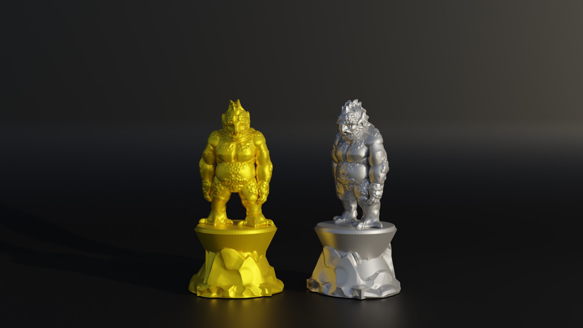 Troll Chess Set- Trolls Character Chess With 6 Different Model 3D Print ...