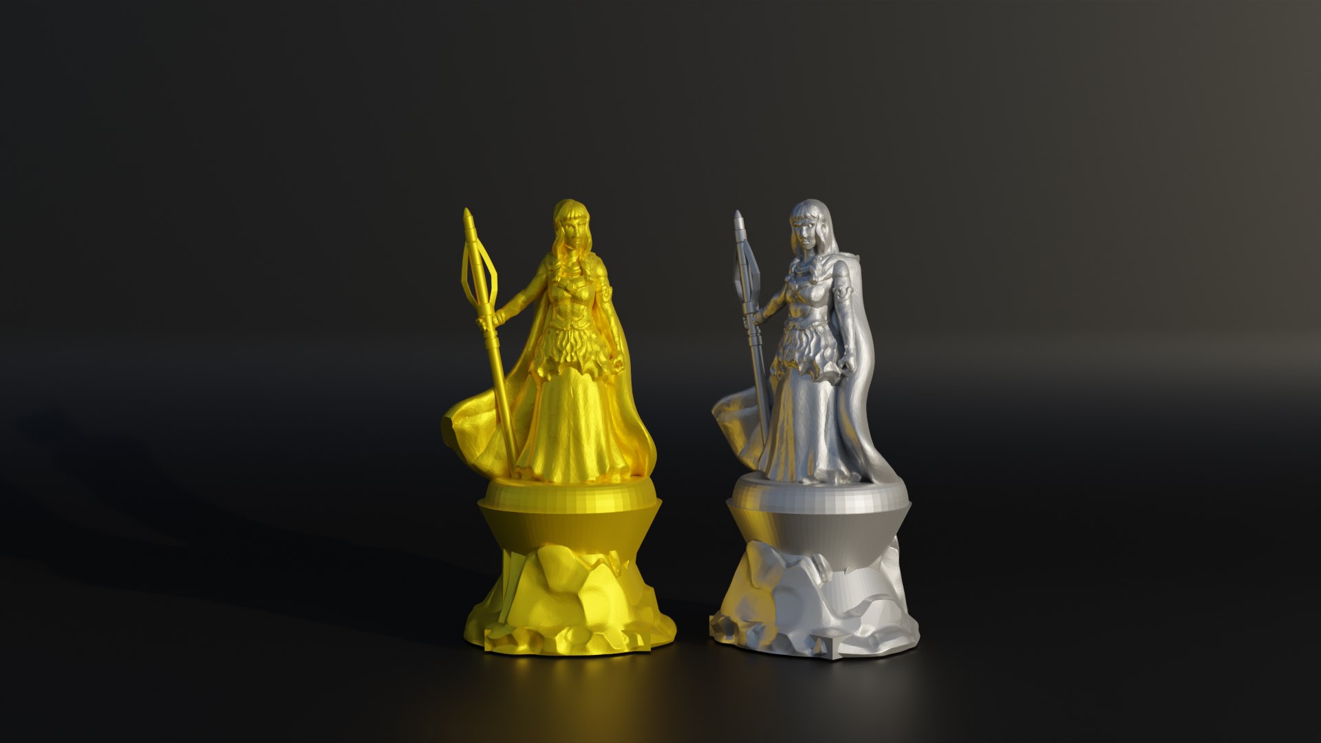 Troll Chess Set- Trolls Character Chess With 6 Different Model 3D Print ...
