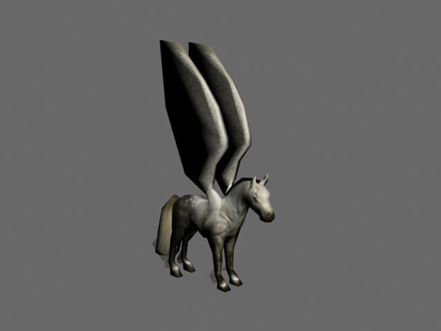 3d pegasus creature