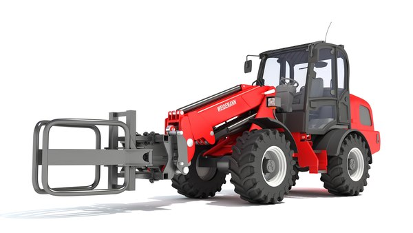 Weidemann Telescopic Handler Forklift 3D model - TurboSquid 1733494