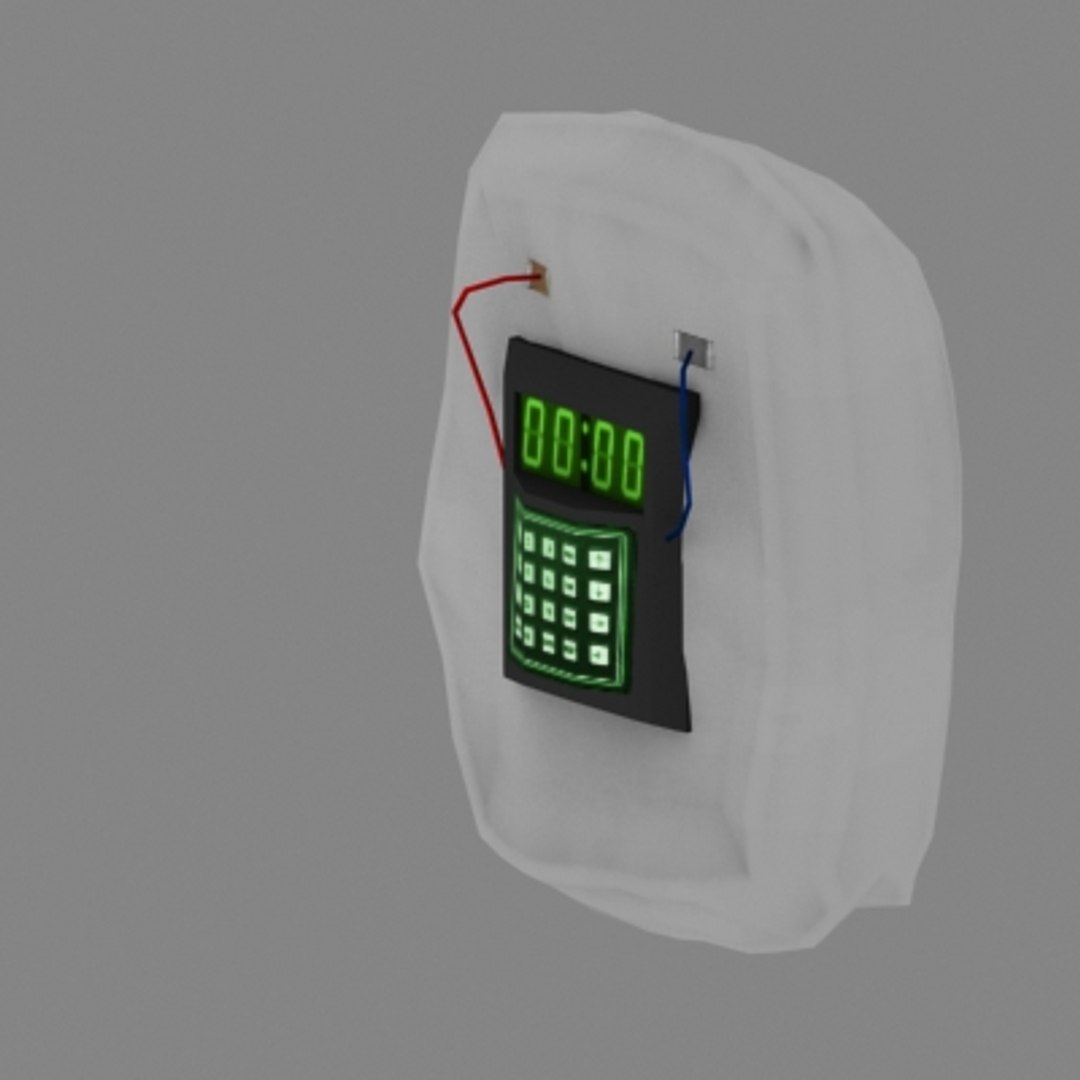 Plastic Explosive 3d Model