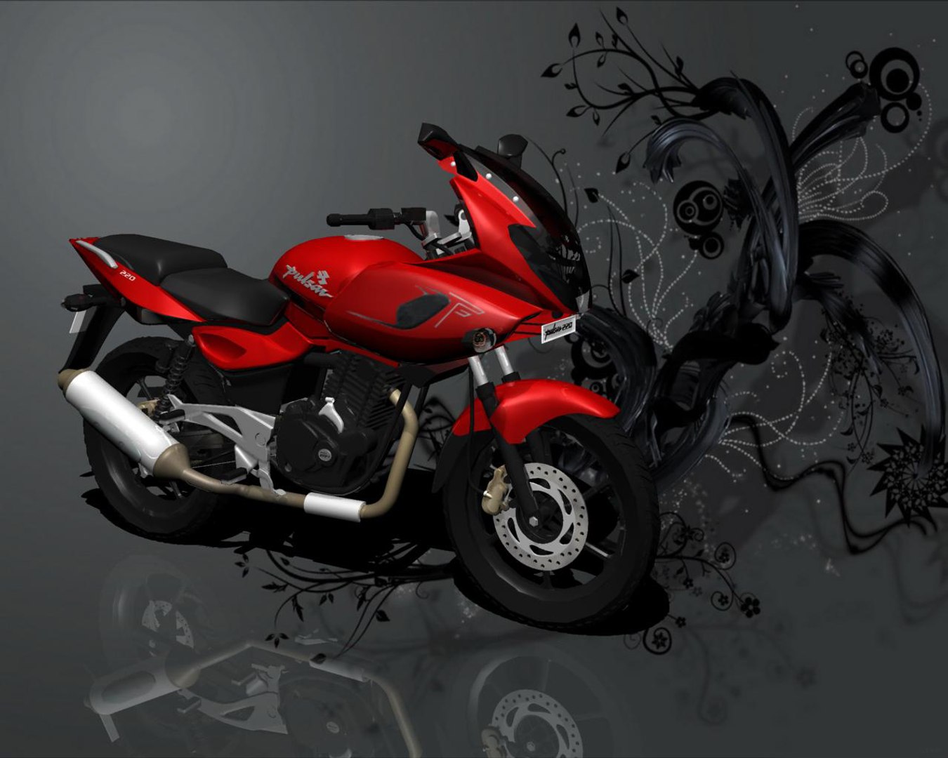 Bajaj Pulsar 220 Bike Obj