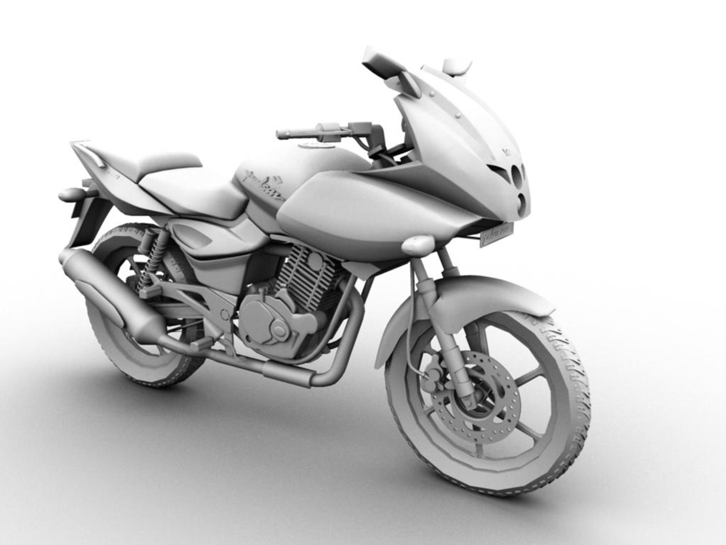 Bajaj Pulsar 220 Bike Obj