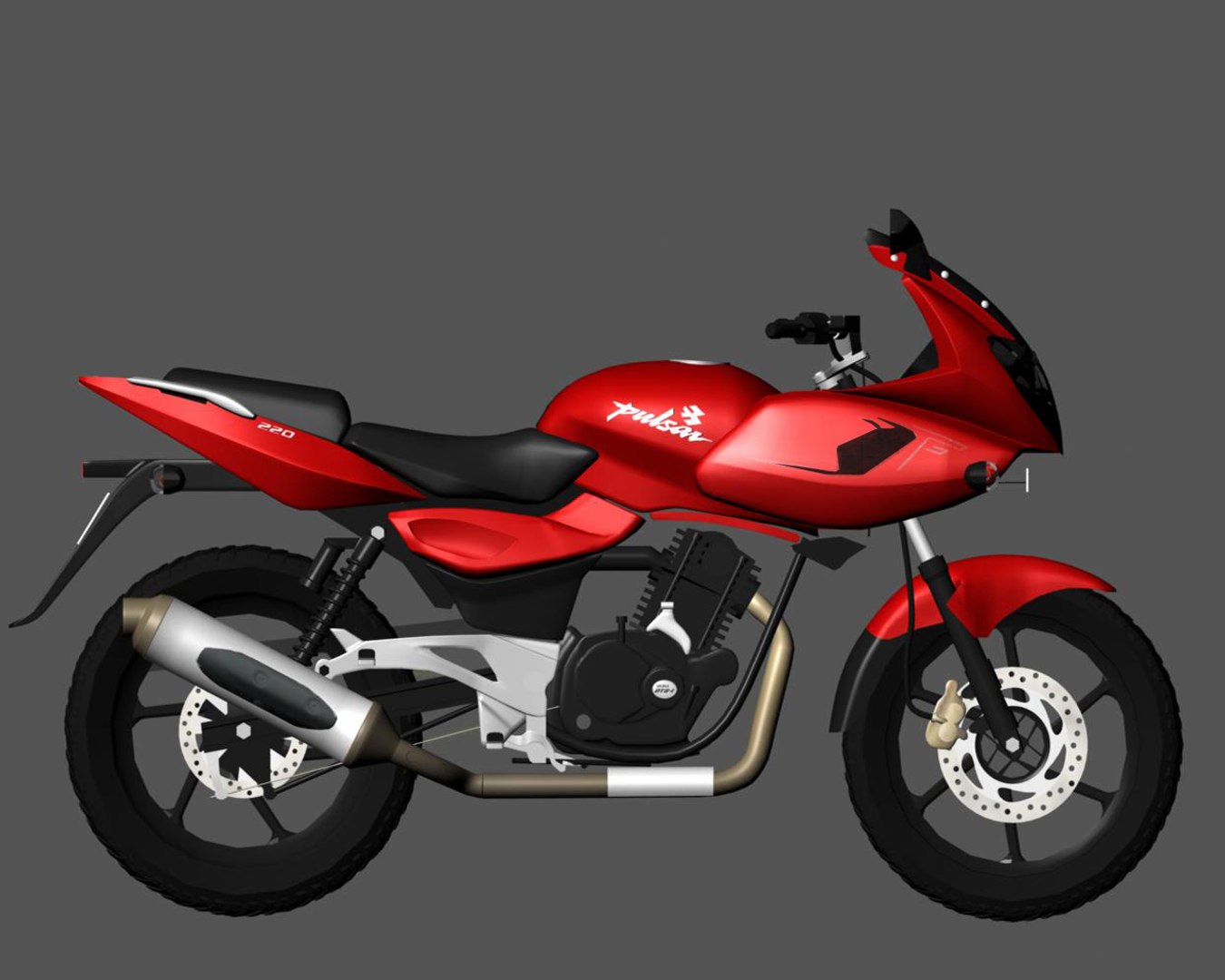 Bajaj Pulsar 220 Bike Obj