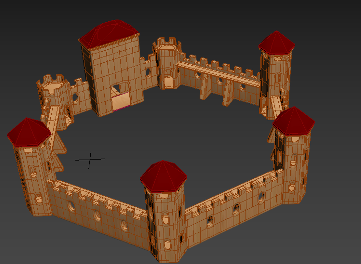 Free 3D castle wall model | 1142773 | TurboSquid