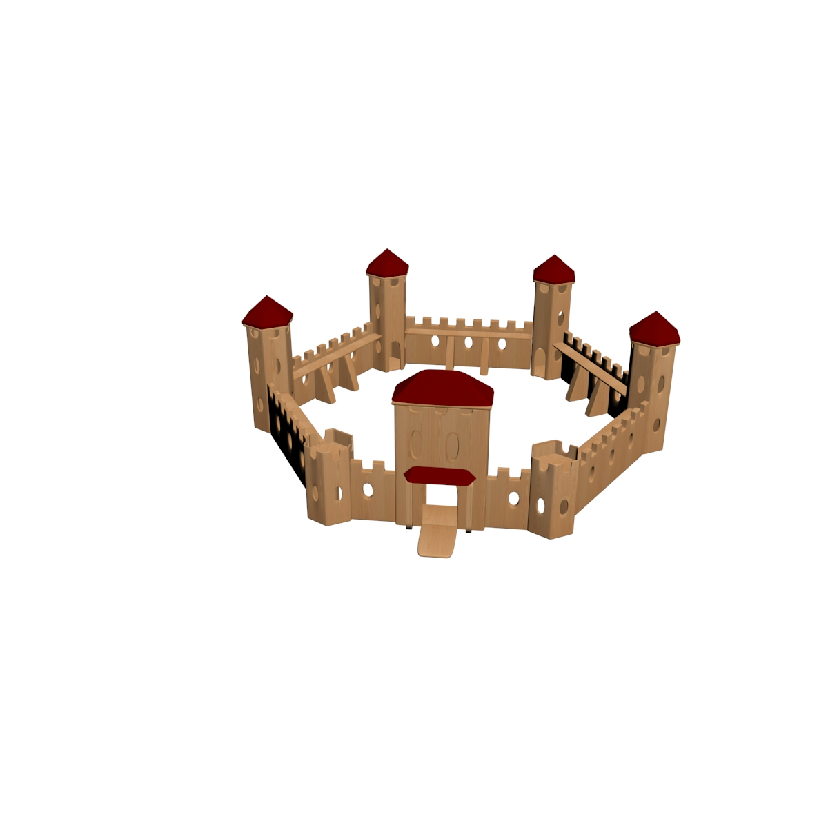 Free 3D castle wall model | 1142773 | TurboSquid