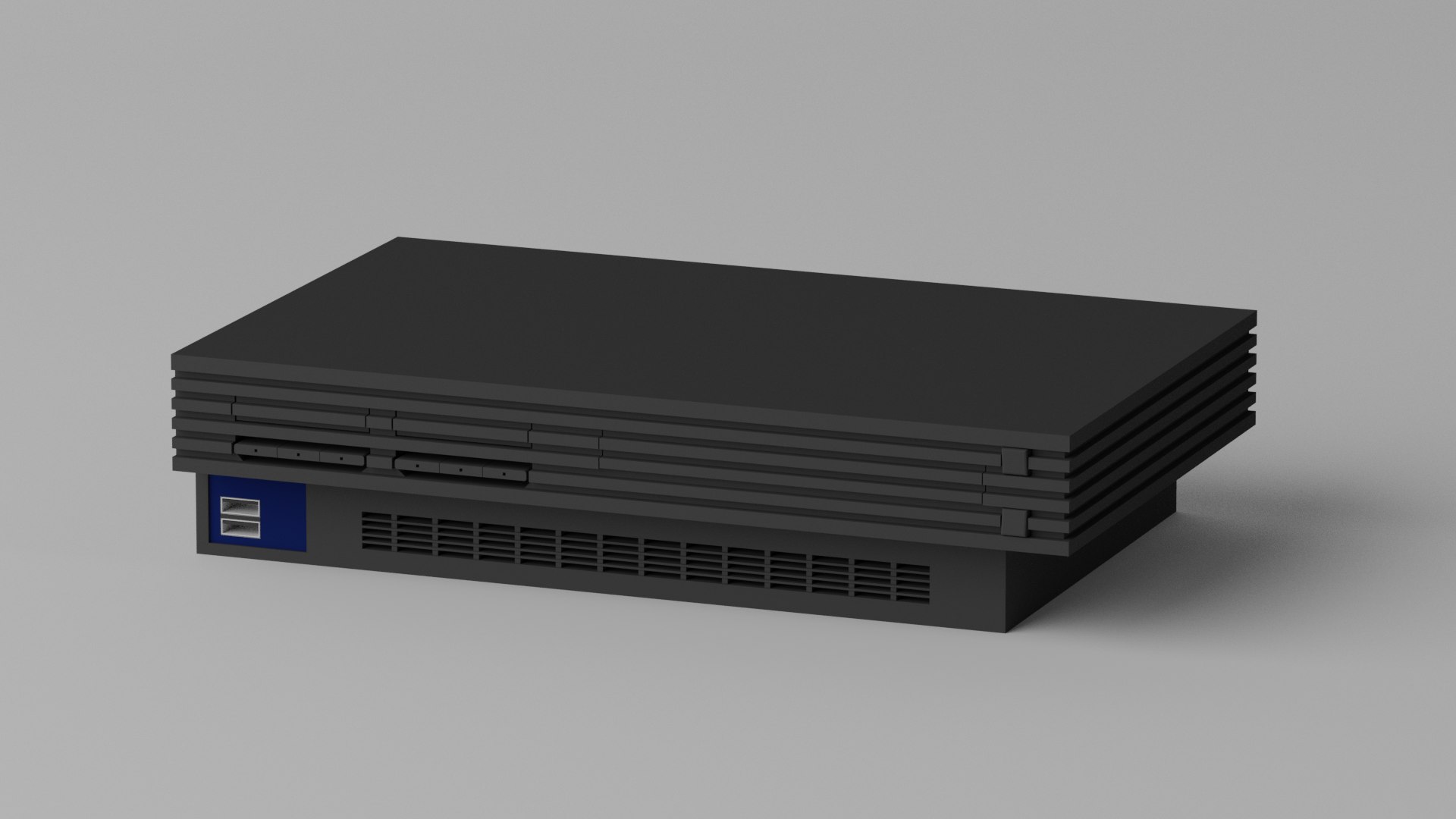 Cartoon Sony Playstation 2 Gaming Console 3D Model - TurboSquid 2142799