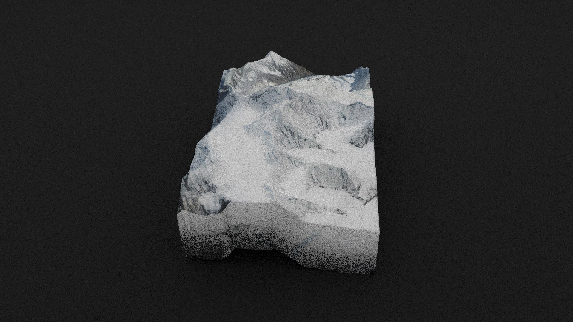 Ismoil Somoni Peak 3D Model - TurboSquid 2076839