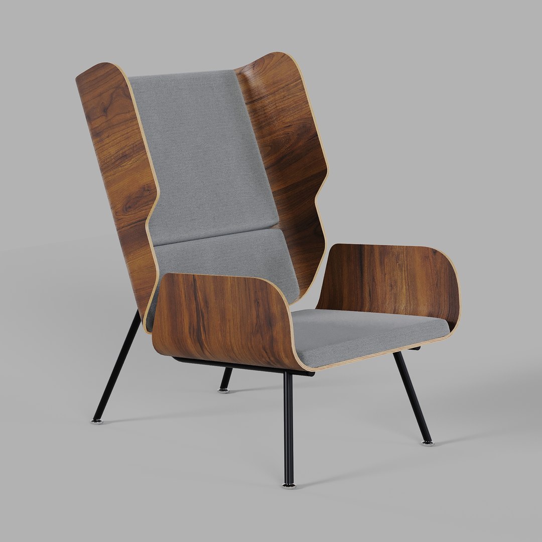 3D Gus Modern - Elk Chair Model - TurboSquid 2202239