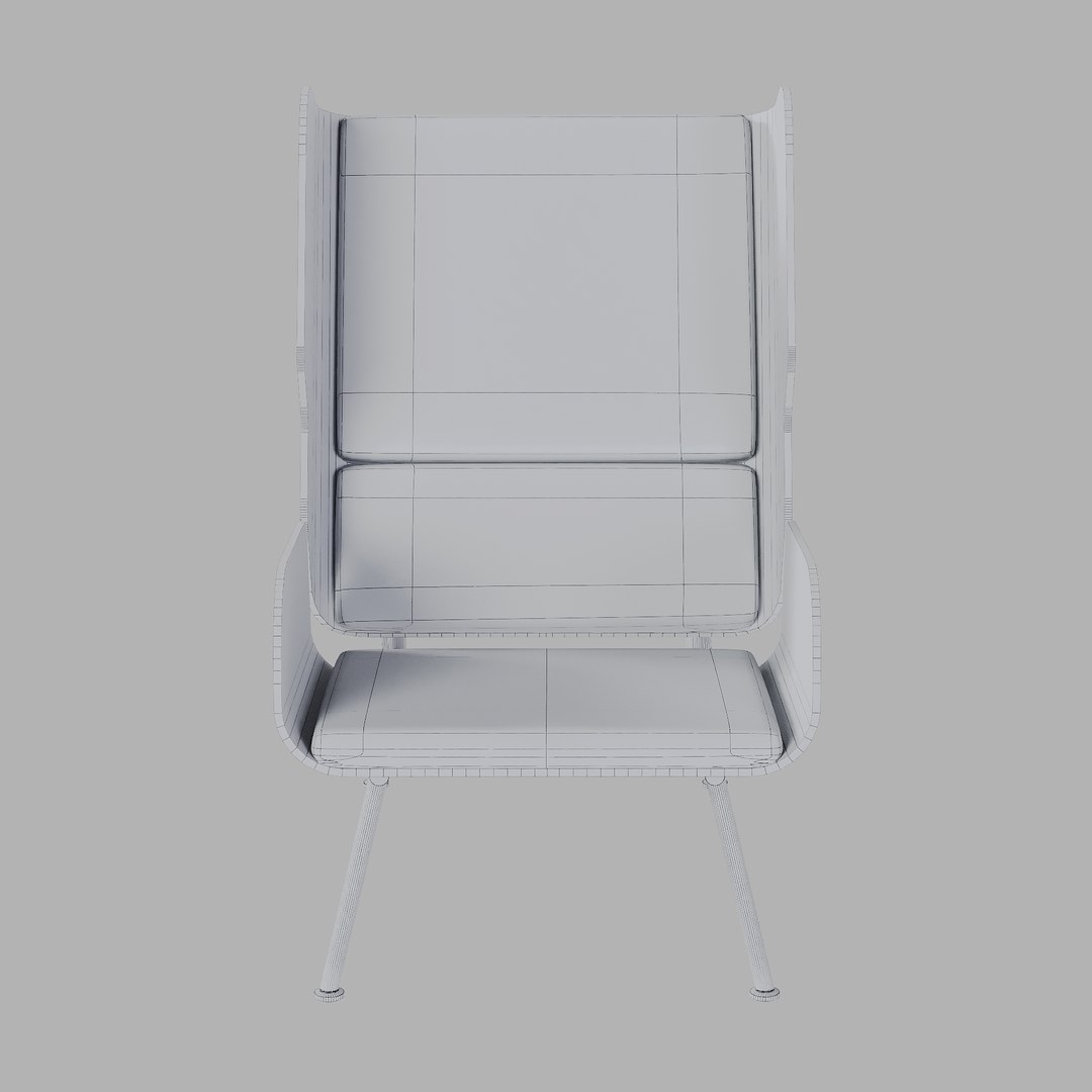 3D Gus Modern - Elk Chair Model - TurboSquid 2202239