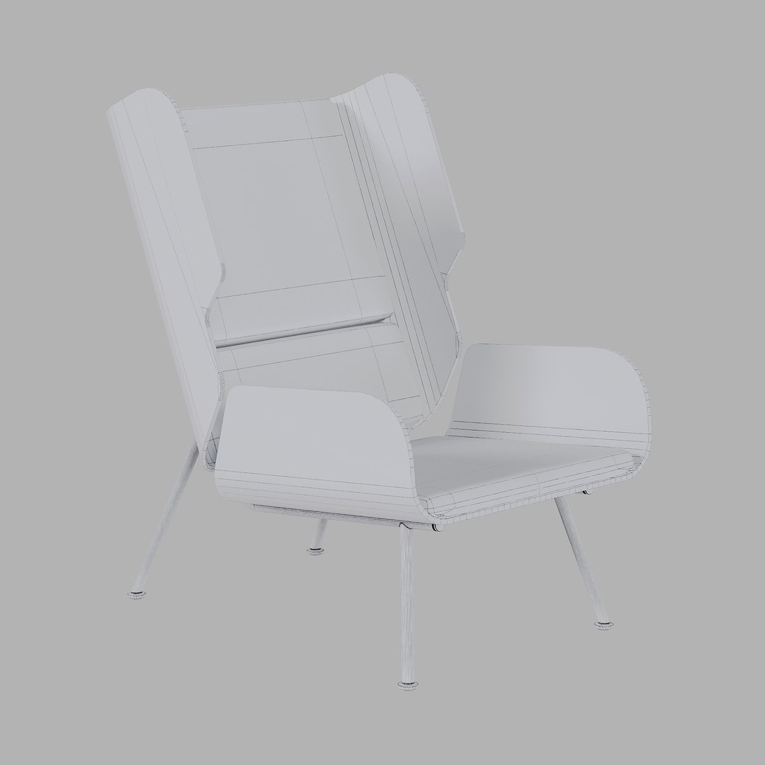3D Gus Modern - Elk Chair Model - TurboSquid 2202239