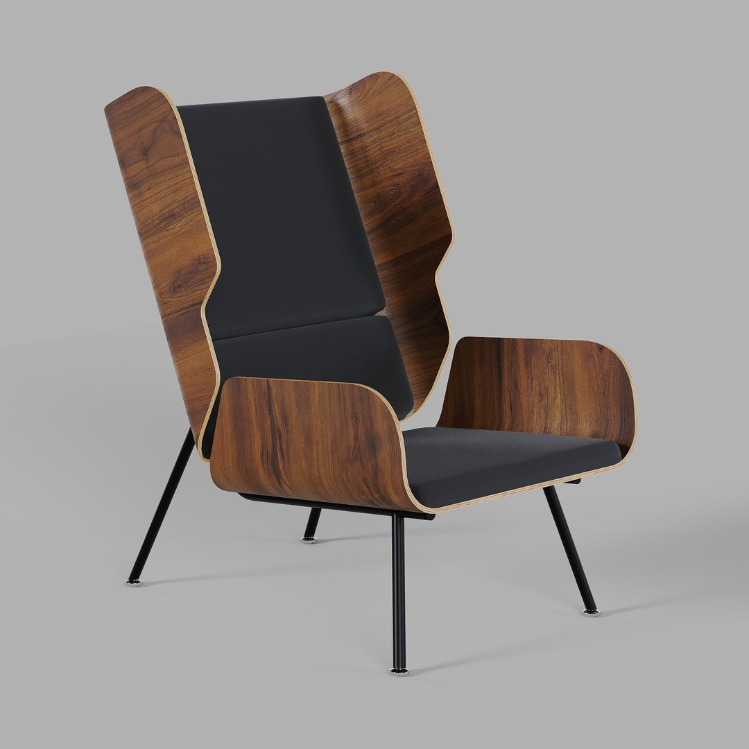 3D Gus Modern - Elk Chair Model - TurboSquid 2202239