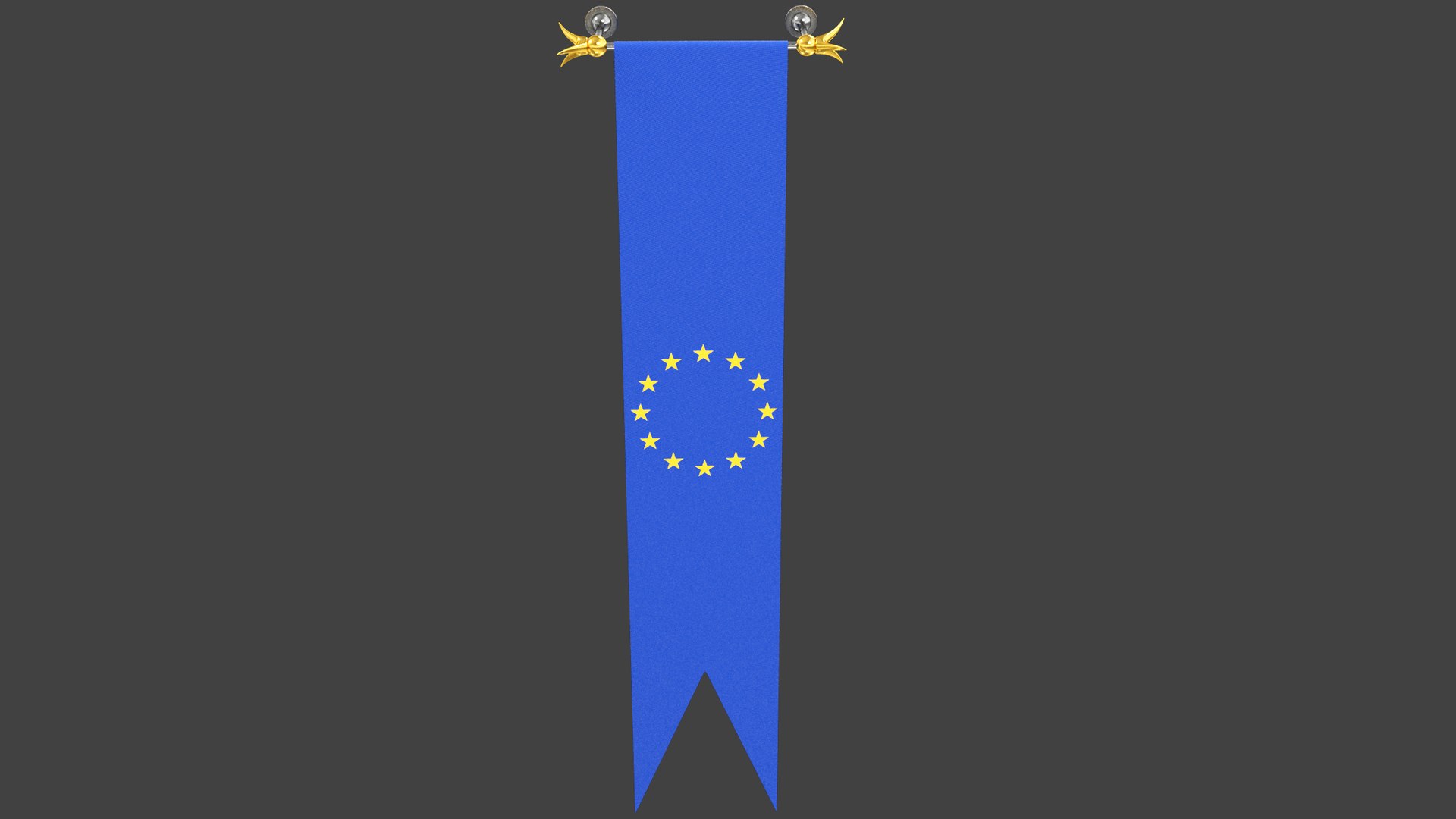 Flag Of Europe V1 3D Model - TurboSquid 1871035