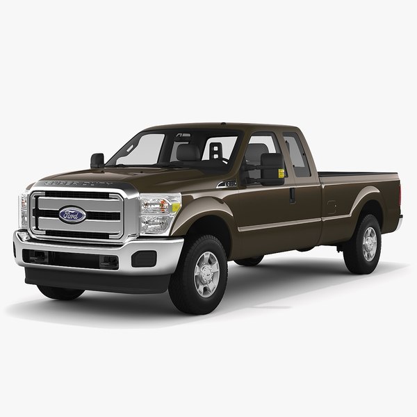 福特Super Duty 2015 F250 XLT3D模型 - TurboSquid 891079