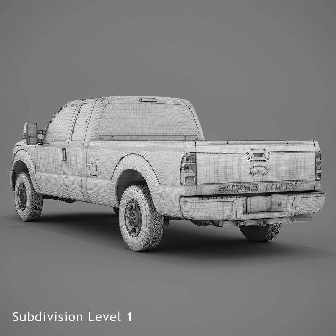 3d Model Super Duty 2015 F250