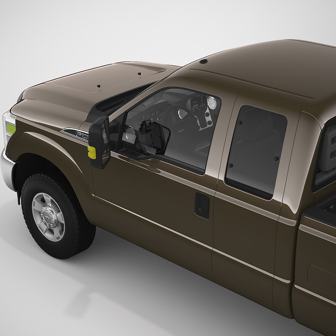 3d Model Super Duty 2015 F250