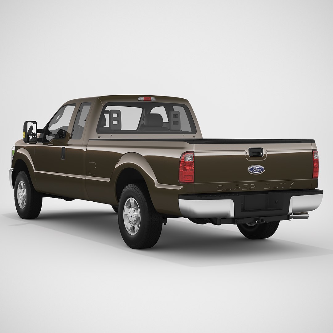 3d Model Super Duty 2015 F250