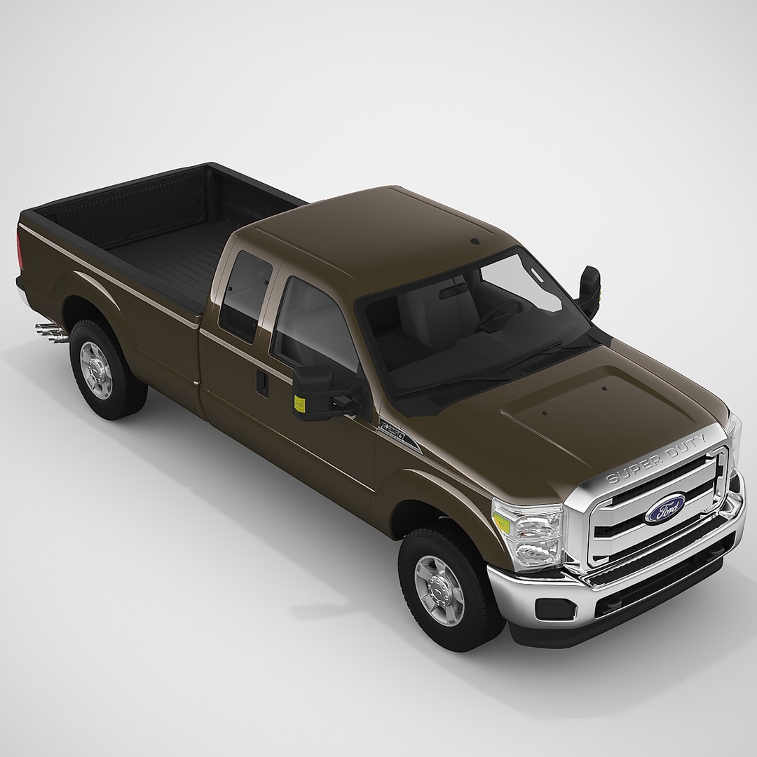 3d Model Super Duty 2015 F250