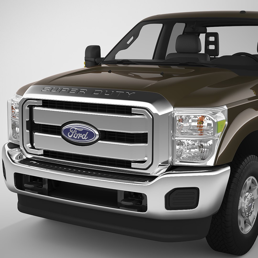 3d Model Super Duty 2015 F250