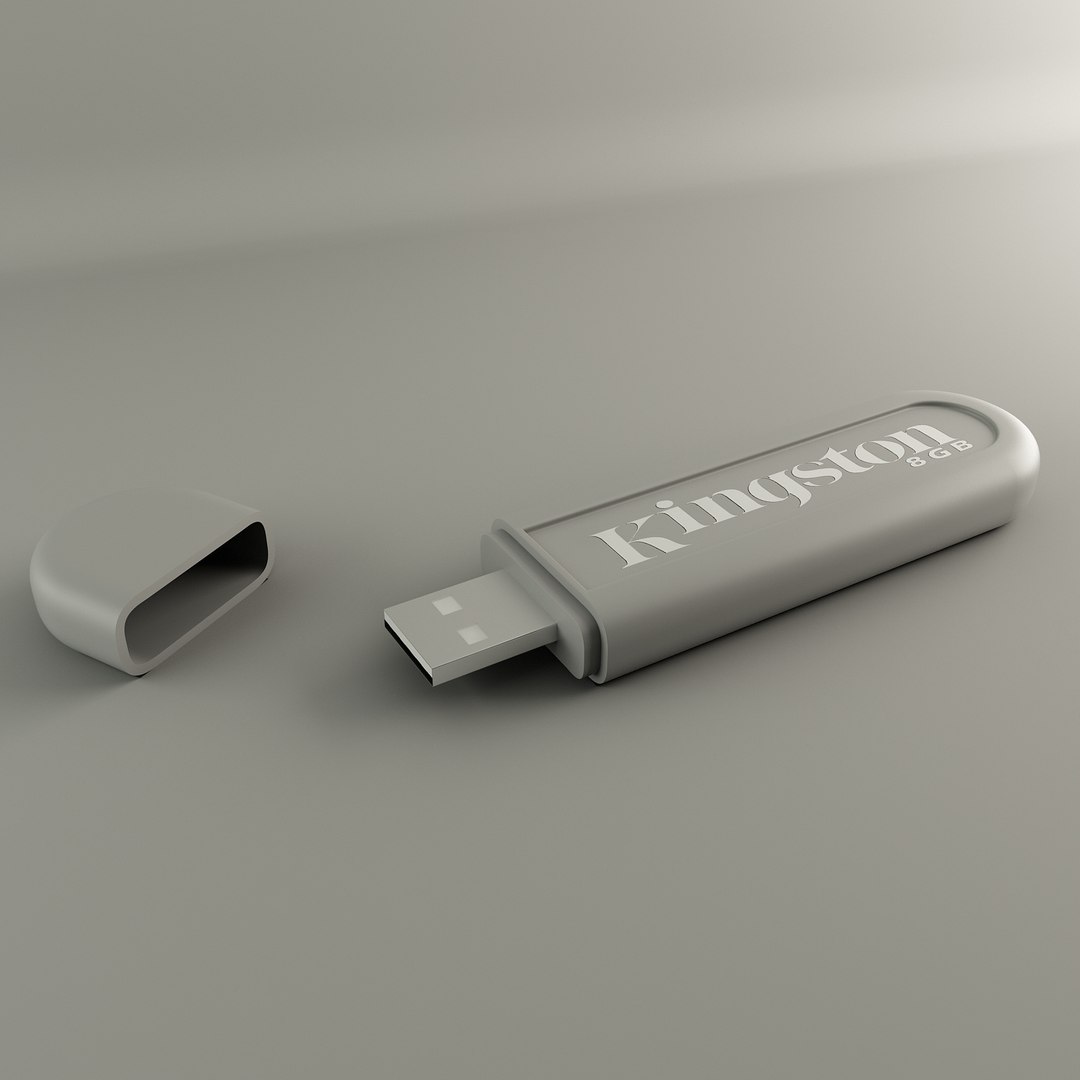 Usb Flash Memory 3d Model