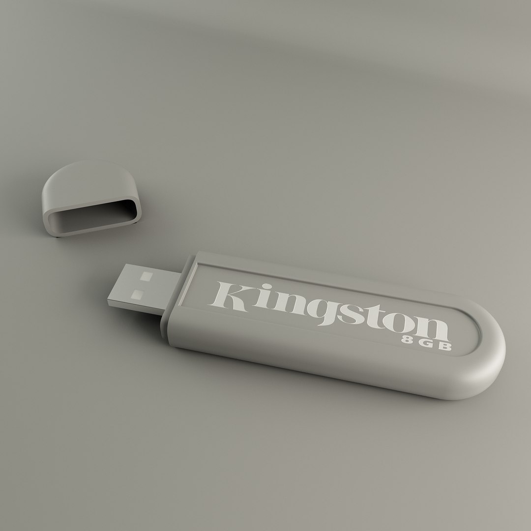 Usb Flash Memory 3d Model